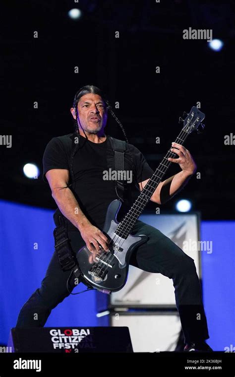 New York Ny Usa 24th Sep 2022 Robert Trujillo On Stage For Global Citizen Festival Concert