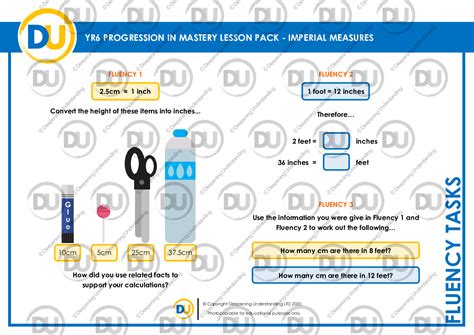 Yr6 Progression In Mastery Pack 068 Imperial Measures Planpanion