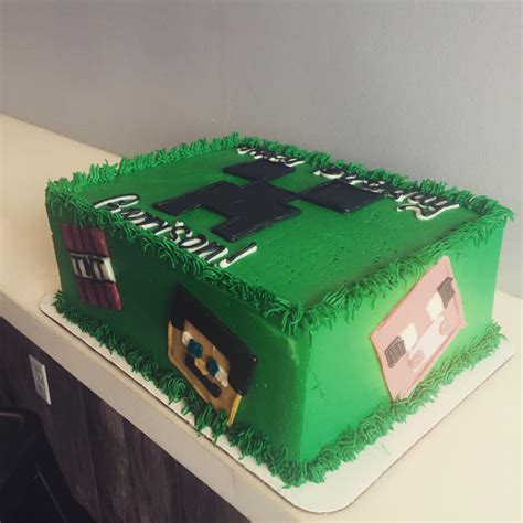 Minecraft Cake Hayley Cakes And Cookies Hayley Cakes And Cookies