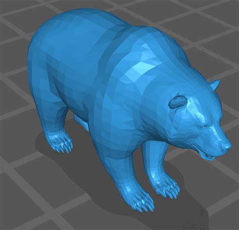 Stl File Rust Bear Model 🐻 ・3d Printable Model To Download・cults