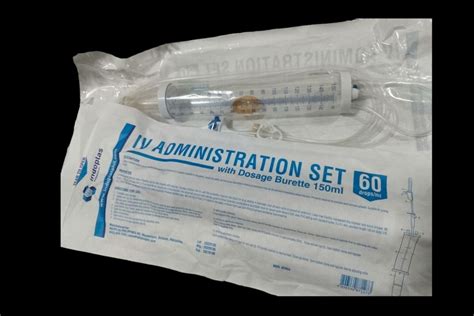 Solu Set Iv Administration Set 60drops Ml With Dosage Burette 150ml