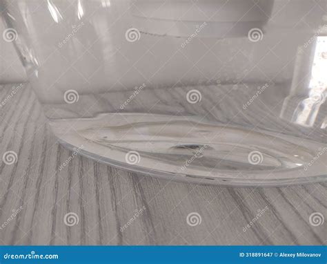 Rust Sediment At The Bottom Of The Filter Water Jug Stock Image Image