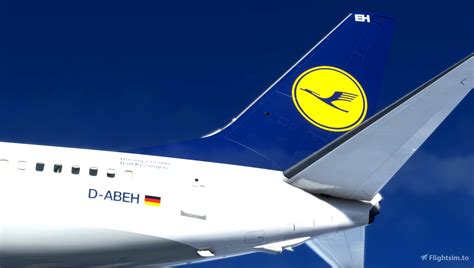 Lufthansa D Abeh Pmdg 737 800 8k For Microsoft Flight Simulator Msfs