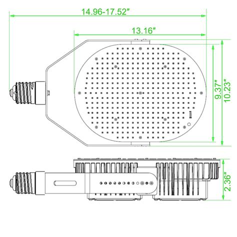 Pole Light Led Retrofit Kits 300w 1000w Metal Halide Led Retrofit