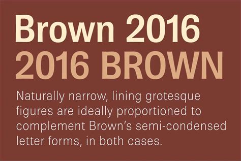Brown Pro Font Youworkforthem