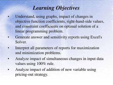 Ppt Managerial Decision Modeling With Spreadsheets Powerpoint