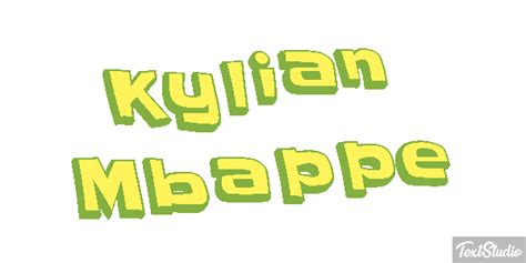 Kylian Mbappé Celebrity Animated  Logo Designs