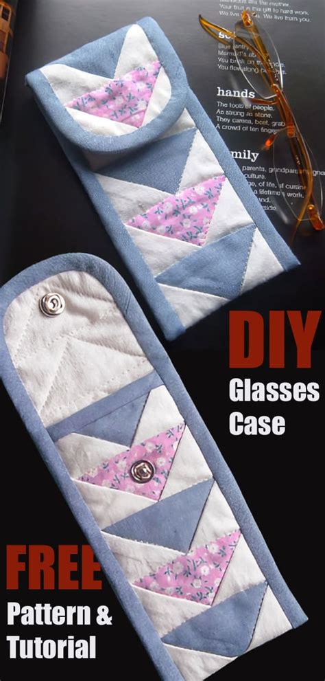 Flying Geese Glasses Case Pattern ~ Diy Tutorial Ideas
