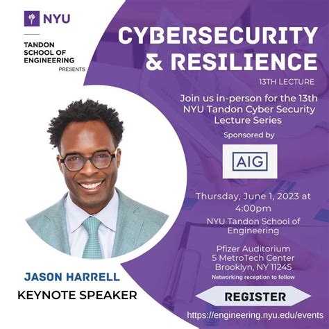 Join Me At Nyu Tandon School Of Engineering Next Week In The Pfizer