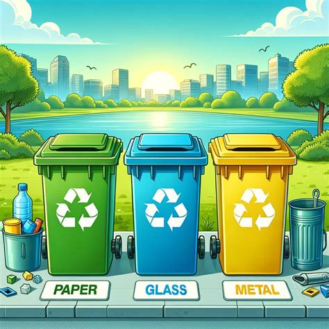 Recycling Bins Arrangement Decluttering Solutions