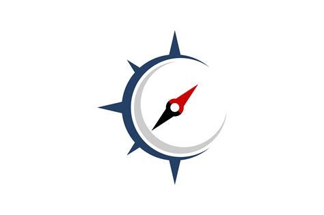 Open Circle Compass Logo Graphic By Skyacegraphic0220 · Creative Fabrica
