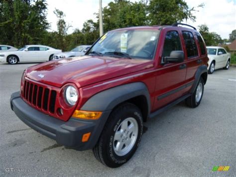 2007 Inferno Red Crystal Pearl Jeep Liberty Sport 35719939 Photo 12