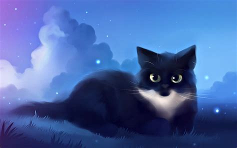 Cute Cat Drawing Wallpapers 4k Hd Backgrounds On Wallpaperbat