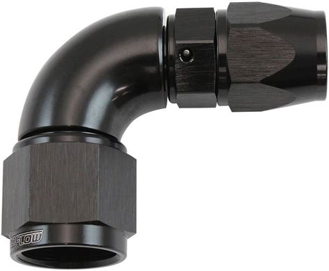 Aeroflow Stepped 90 Degree End 6 Hose To 8an Reducer Hose End