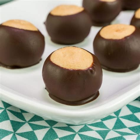 Buckeye Candy Recipe Easy No Bake Peanut Butter Treat