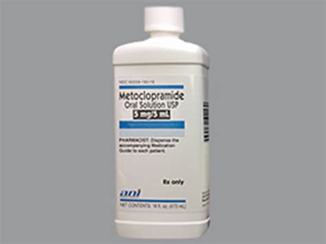 Rx Item Metoclopramide 5mg 5ml 473 Ml Sol By Ani Pharma Usa Gen Reglan
