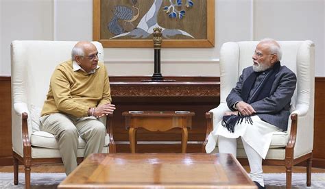 Chief Minister Of Gujarat Meets Prime Minister