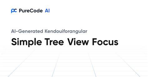 build great kendouiforangular simple tree view focus components faster