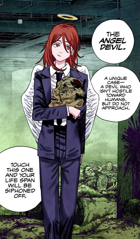 Chainsawman Colored Panel Angel And Devil Angel Manga Chainsaw