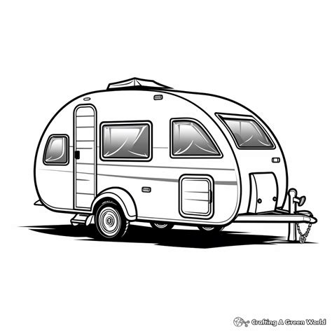 Camper And Rv Coloring Pages Free And Printable