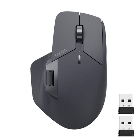 Rapoo Mt760 Multi Device Wireless Mouse Bluetooth 50 And 24ghz Multi