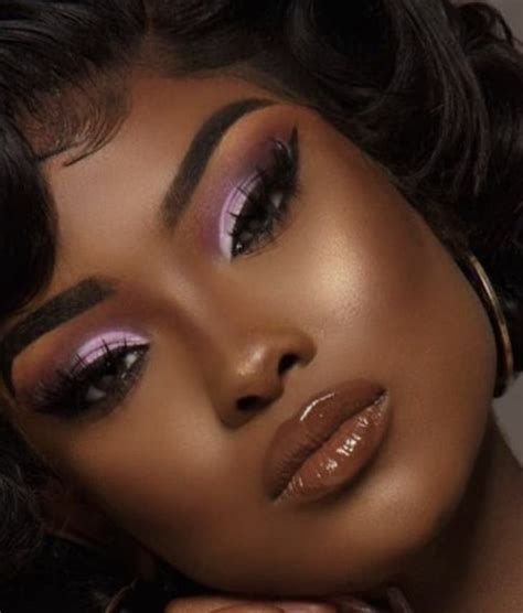 Dark Purple Black Wing Look In 2024 Purple Makeup Purple Makeup