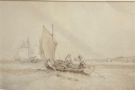 Edward Duncan Sailing Vessels In A Bay 1879 Mutualart