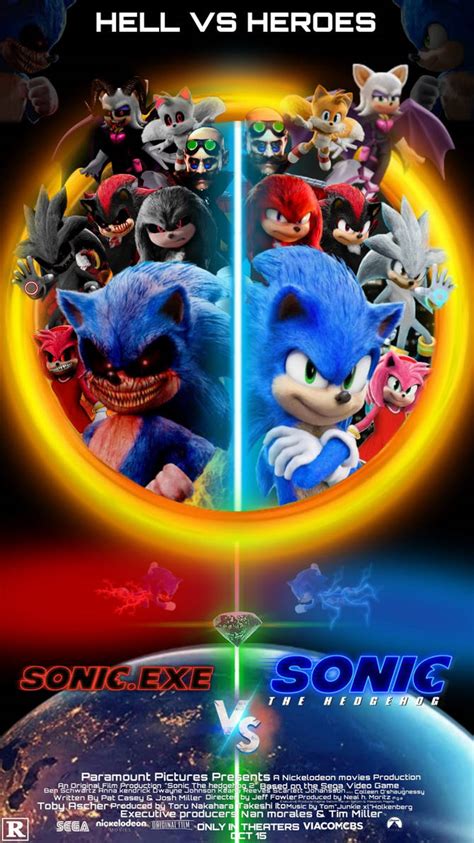 Sonicexe Vs Sonic The Hedgehog By Nikisawesom On Deviantart