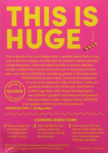 Goodles® Loopdy Loos Nutrient Packed Cavatappi 8 Oz Kroger
