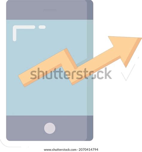 Big Data Icon Growth Statistic Stock Vector Royalty Free 2070414794 Shutterstock
