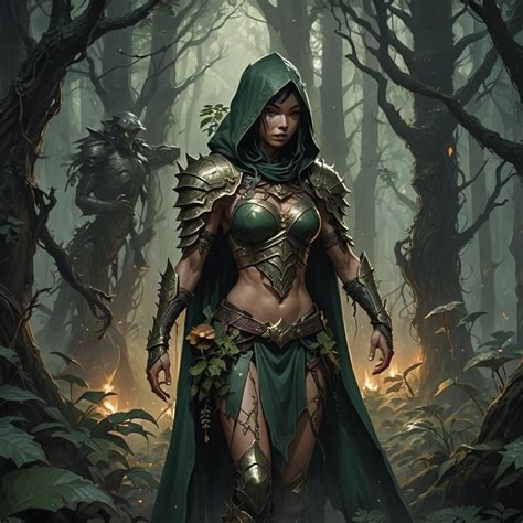 Female Druid Fantasy Art