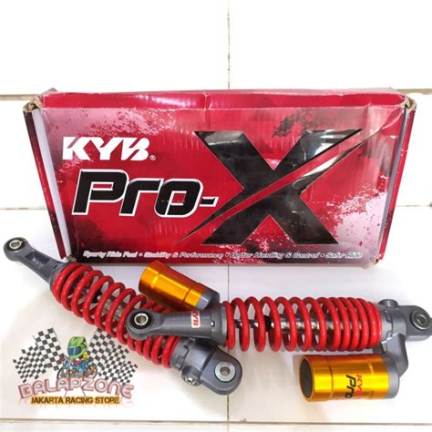 Jual Shockbreaker Kyb Red 330mm Untuk Motor Kharisma Nova Dash Rxking Shopee Indonesia