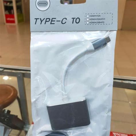 Jual CONVERTER TYPE C TO HDMI VGA Di Seller C T COMM Ketintang Kota Surabaya Blibli