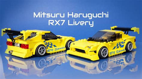 Making Mitsuru Haruguchis Rx7 With Livery Lego Speed Champions Youtube