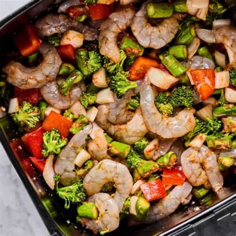 Air Fryer Shrimp And Veggies Fit Foodie Finds