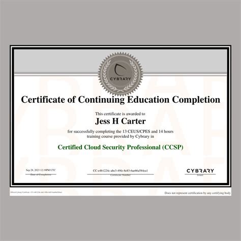 Cybersecurity Cloudsecurity Ccsp Professionaldevelopment Cybrary Jh C