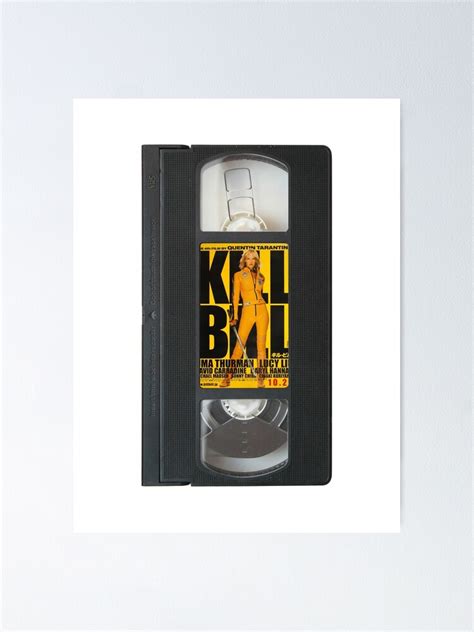 Kill Bill Vhs Poster By Alyons3456 Redbubble