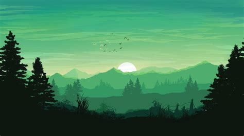 绿色风景 极简主义 简约 4k电脑壁纸3840x2160图片编号340609 壁纸网
