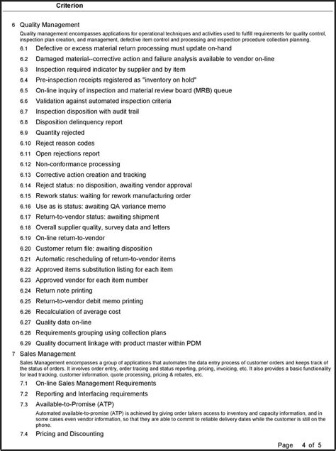 Rfp Template Software Selection Template 1 Resume Examples 76ygkvvzyo
