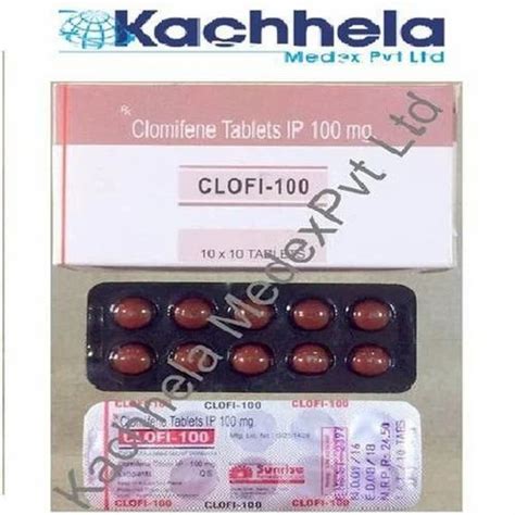 Clomifene Tablets Ip Packaging Type Box Dose 100 Mg At Rs 39stripe