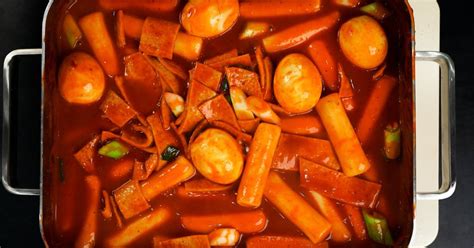 포장마차에서 그대로 가져온듯한 떡볶이