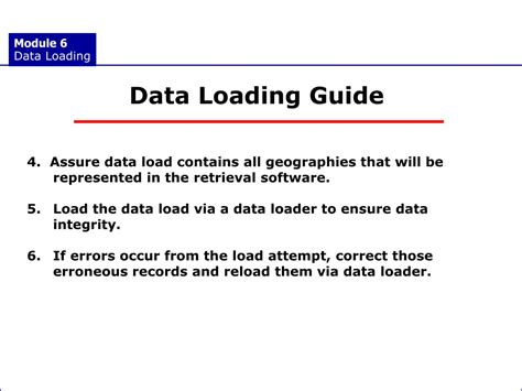 PPT Module Data Loading PowerPoint Presentation Free Download ID