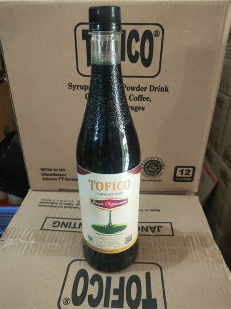 Tofico Syrup Tofico Sirup 1 Liter Green Peppermint Lazada Indonesia