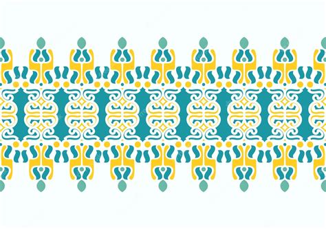 Premium Vector Colorful Pattern Border Pattern Design