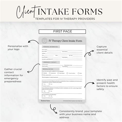 Iv Therapy Template Iv Therapy Form Intravenous Therapy Iv