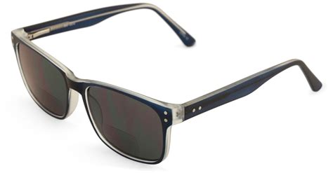 Large Men Premium Rectangular Bifocal Reading Glasses Optical Frame Reader Spring Hinge