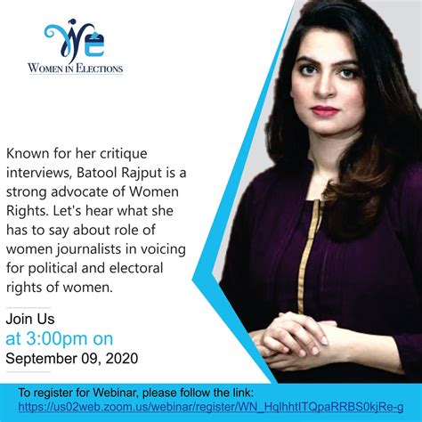 Pakvoter Batool Rajput Is A Strong Advocate Of Womens