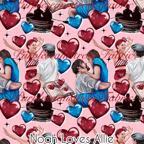 Noah Loves Allie Purpleseamstress Fabric