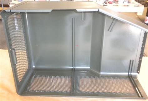 Engine Cover Assembly Laser Cut Sheet Metal Components Formed Using A