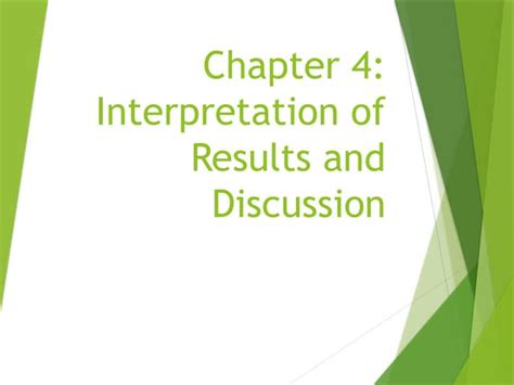 Chapter 4 And 5 Of Research Paperpptx
